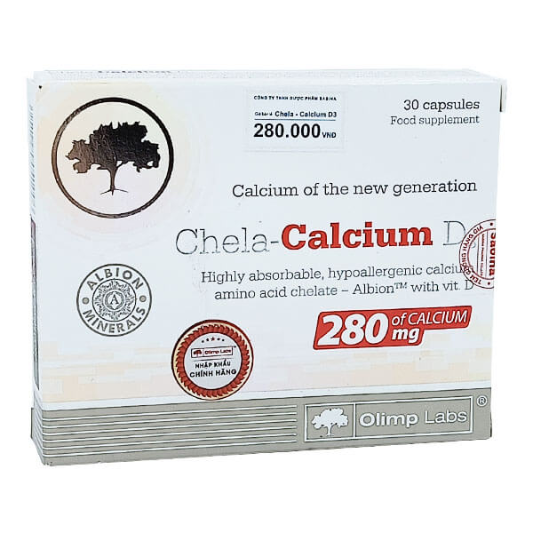 Chela-Calcium D3 - Bổ sung Calci rất hiệu quả, nhanh chóng